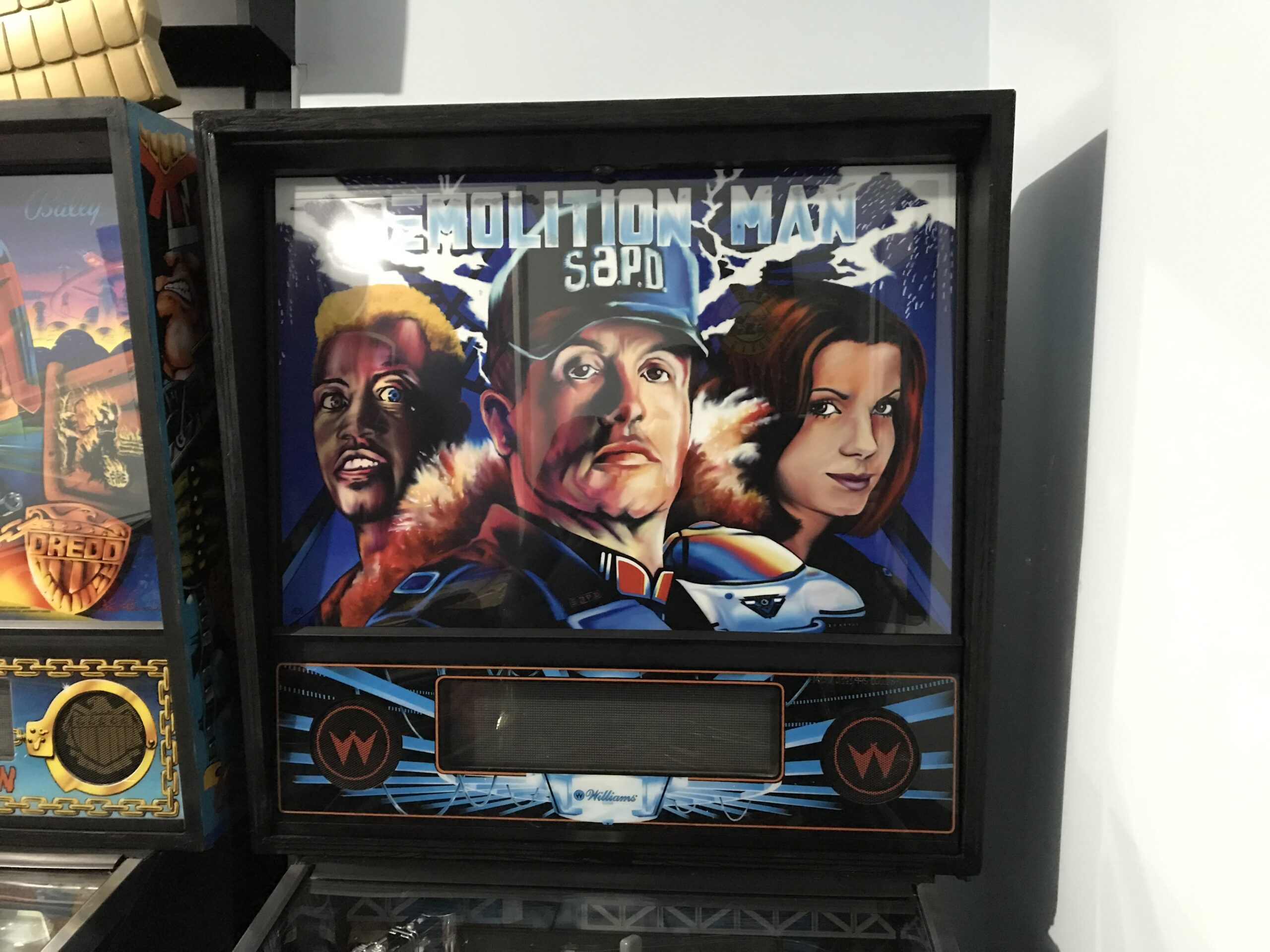 Translite prototype Flipper Demolition Man - Morgan Flipper